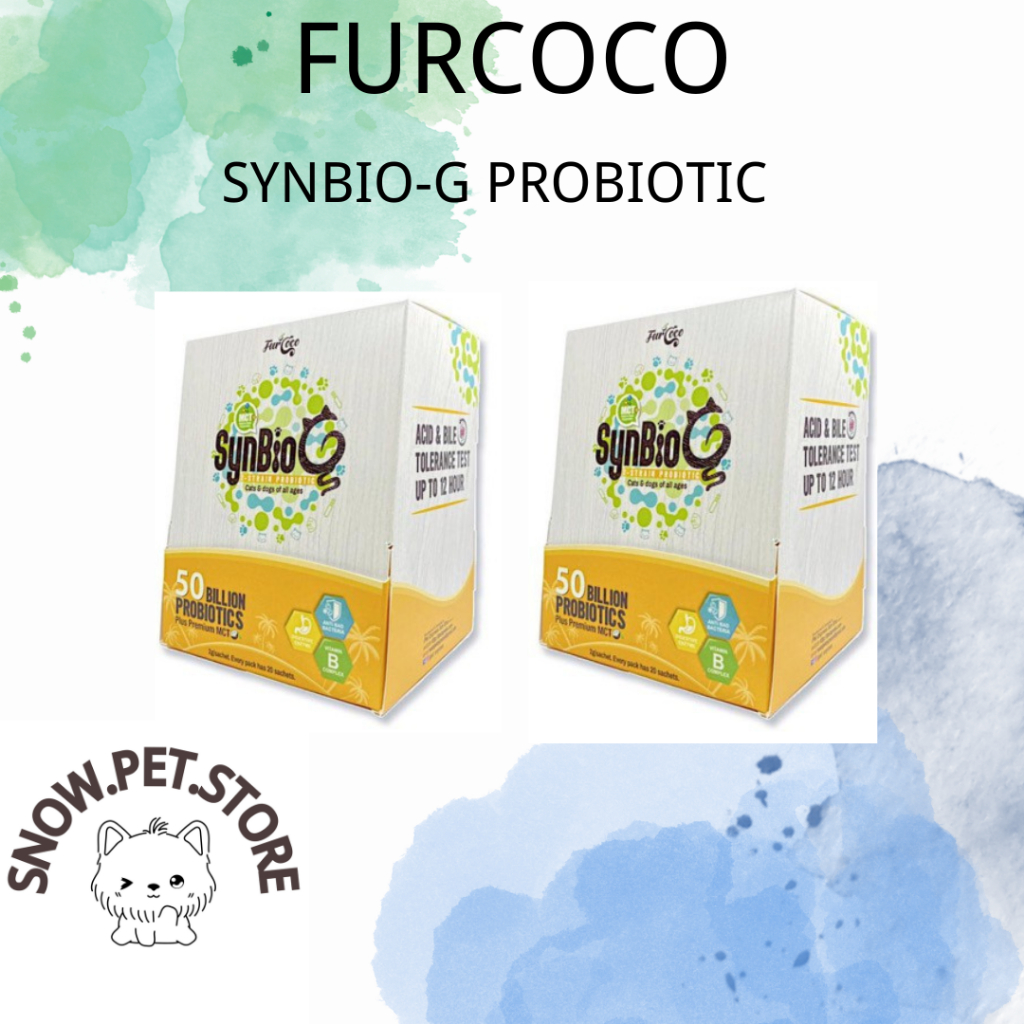 FURCOCO SYNBIO-G PET PROBIOTIC FOR CATS & DOGS (1 BOX- 20 PCS) 宠物益生菌 ...