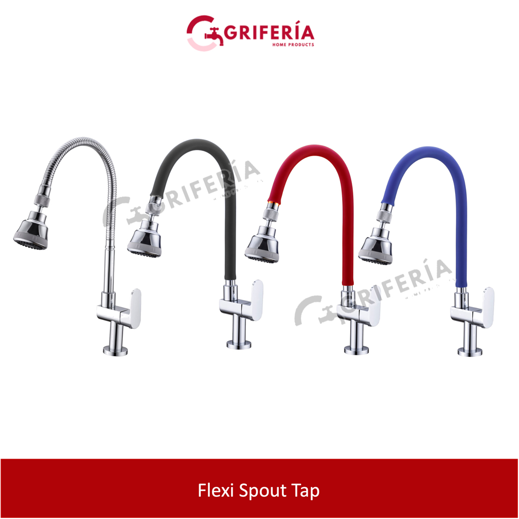 Kitchen Flexible hose kitchen tap / Flexi spout kitchen faucet ...