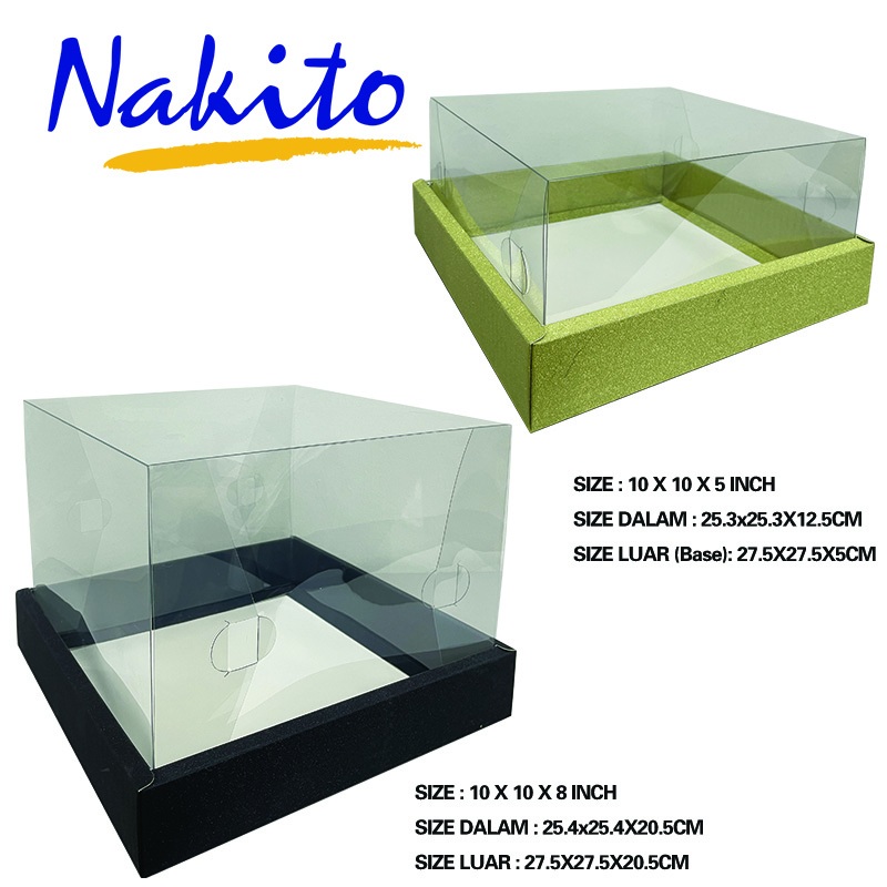 【5/10pcs】KOTAK HANTARAN BOX CAKE BOX HANTARAN BOX(without ribbon ...