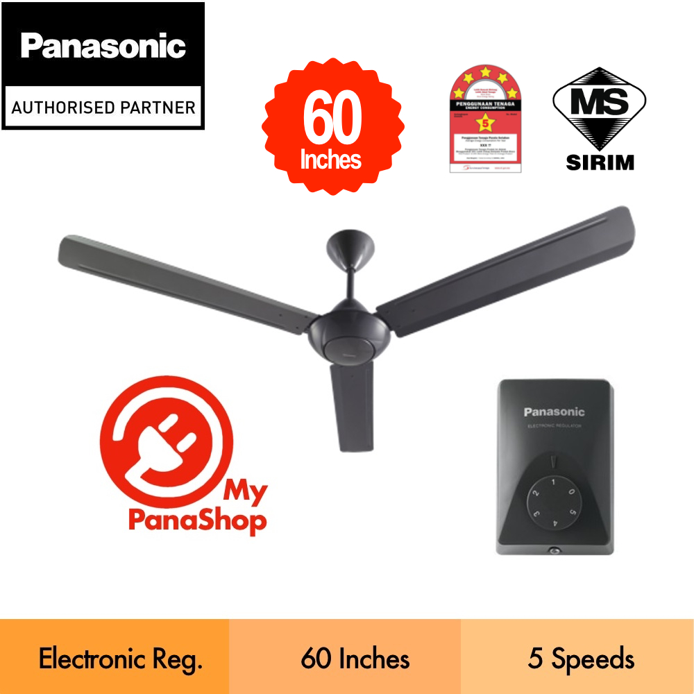 Panasonic/Midea Electronic Regulator Ceiling Fan Kipas Siling (60" , 3 ...