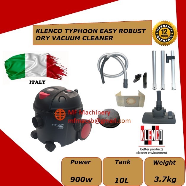 Mf KLENCO TYPHOON EASY ROBUST DRY VACUUM CLEANER 10L | Shopee Malaysia