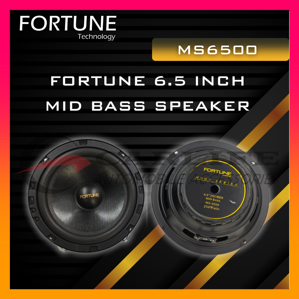 FORTUNE Moon Series MS-6502 6.5" 2 Way Coaxial Speaker | Shopee Malaysia