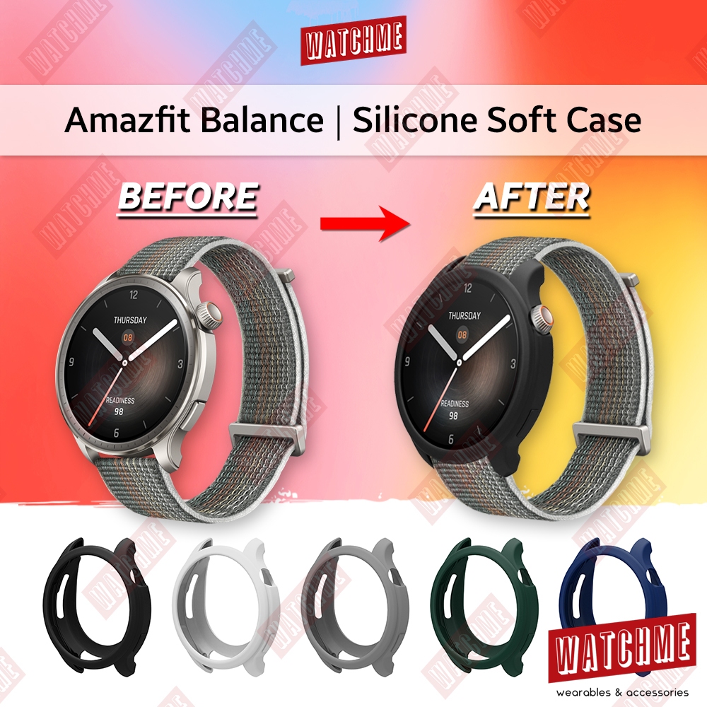 Amazfit Balance Smart Watch Soft Case, Silicone Body Cover, Color ...