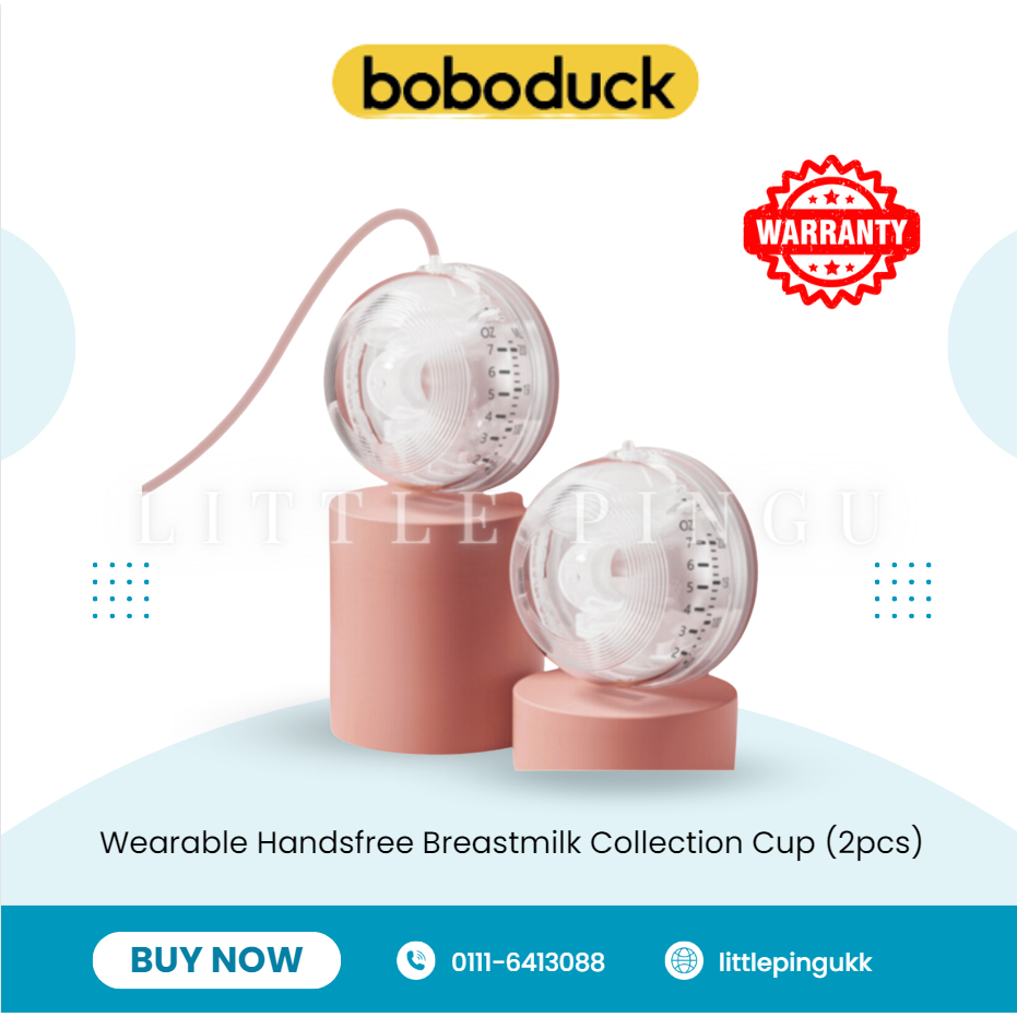 Boboduck: Wearable Handsfree Breastmilk Collection Cup (2pcs) | Shopee ...