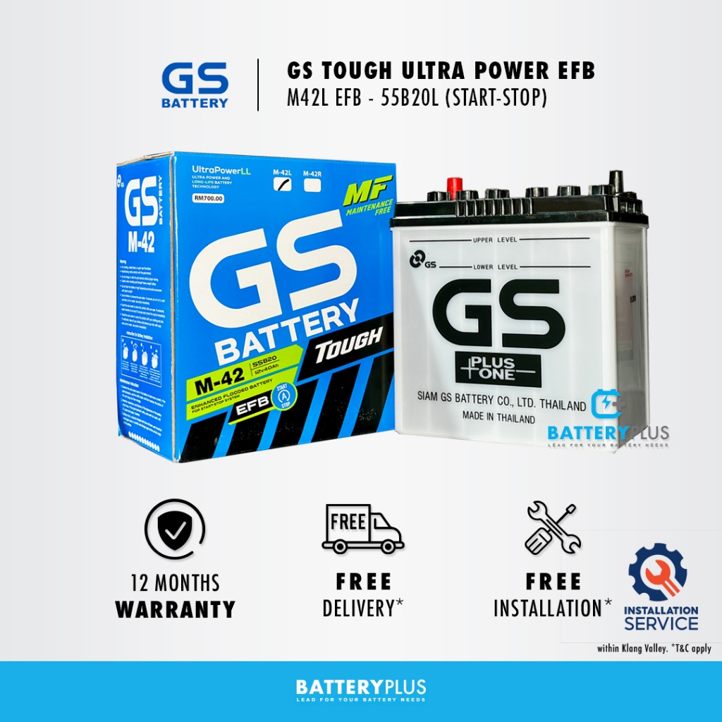 [ Installation Provided ] M42 EFB | M42L | M42R | 55B20L | 55B20R GS Tough Ultra Power EFB ...