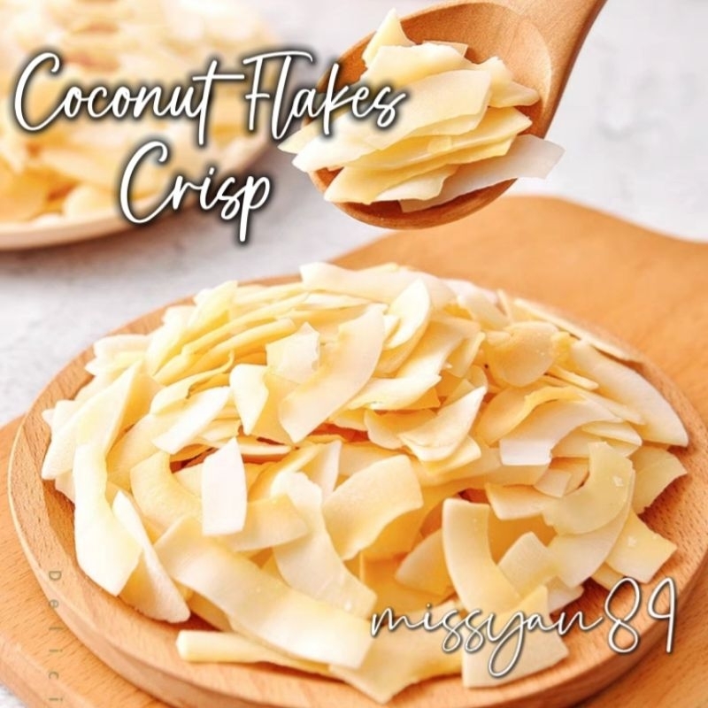 500g Crispy Coconut Flakes Ready to Eat 椰子脆片 保证好吃！Thai Style Toasted ...