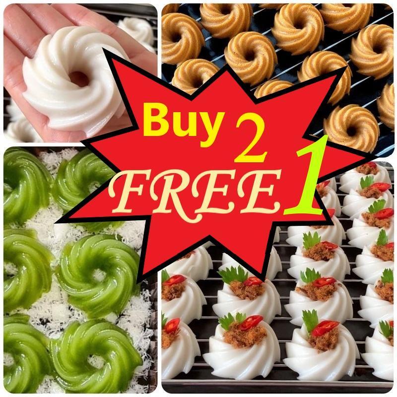 Wecareyou20 Kaswi Twister Steamed Mold Acuan Kuih Plastik Acuan Twister ...