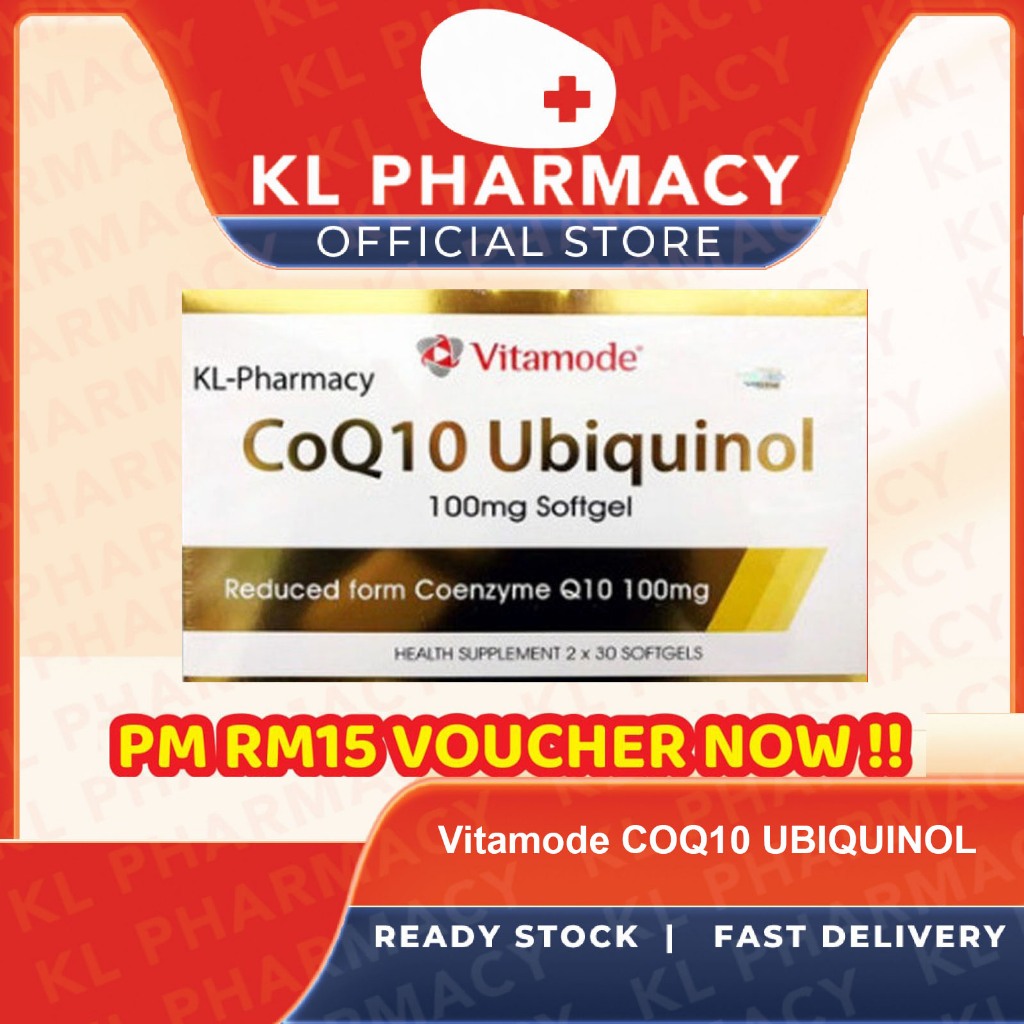 [READY STOK][FAST SHIPPING]Vitamode CoQ10 ubiquinol 60s’s | Shopee Malaysia