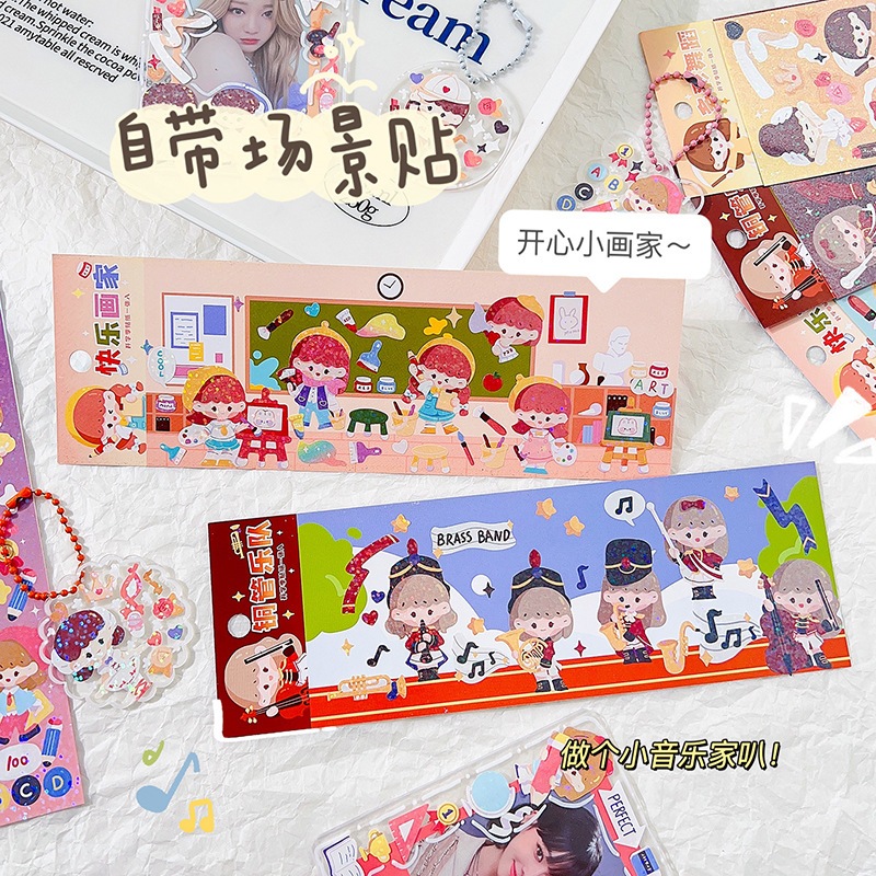 🔥Scenic DIY🔥4 Scenes in 1 + Free SCRAPPER Sticker Making Set Scene Gift ...