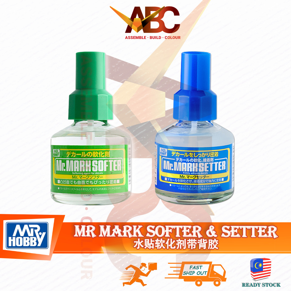 (Mr Hobby) Softer/Setter- Mr Mark Glue Waterslide Decal (40ml) Model ...