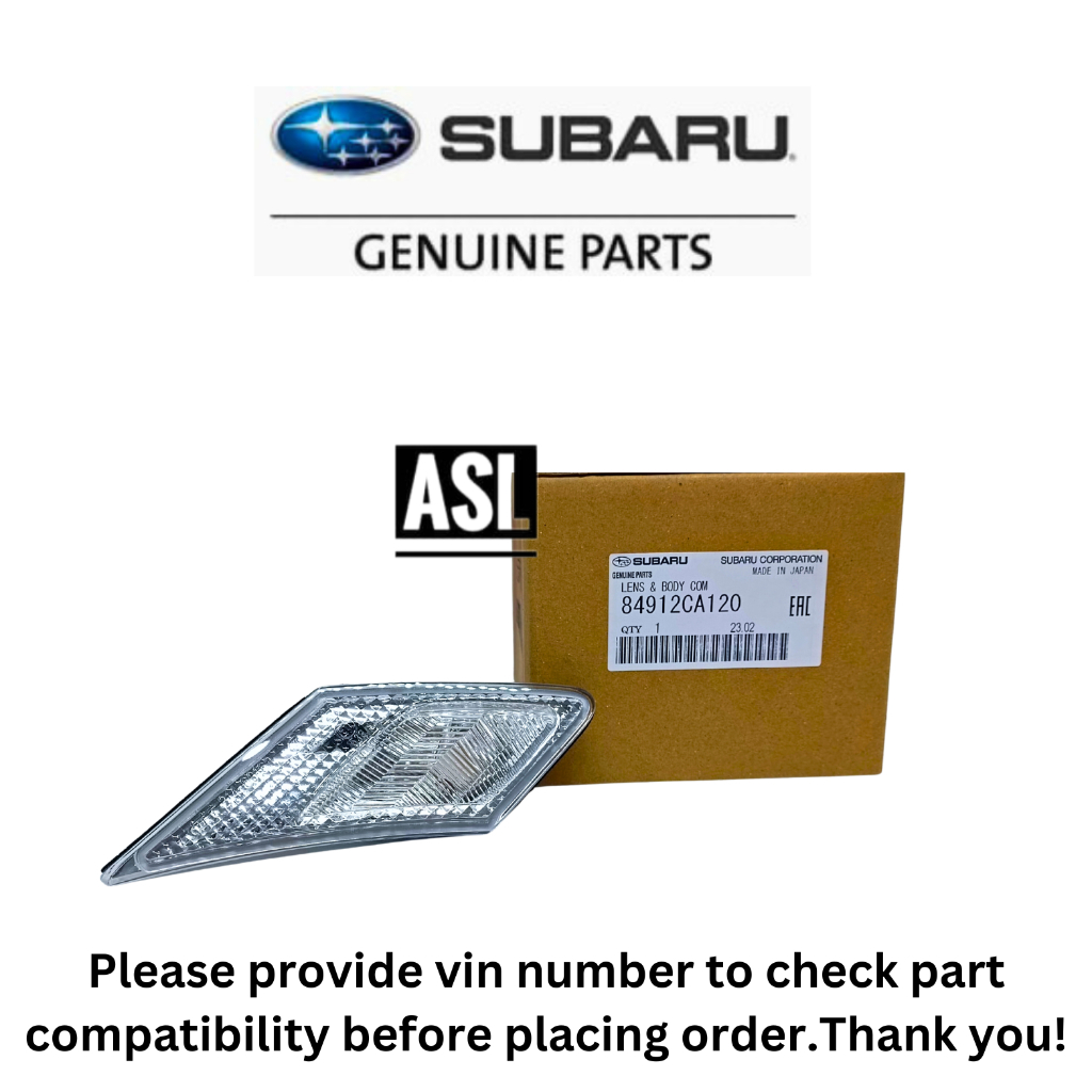 Genuine Subaru BRZ Side Signal Lens Toyota GT86 84912CA130 84912CA120 ...