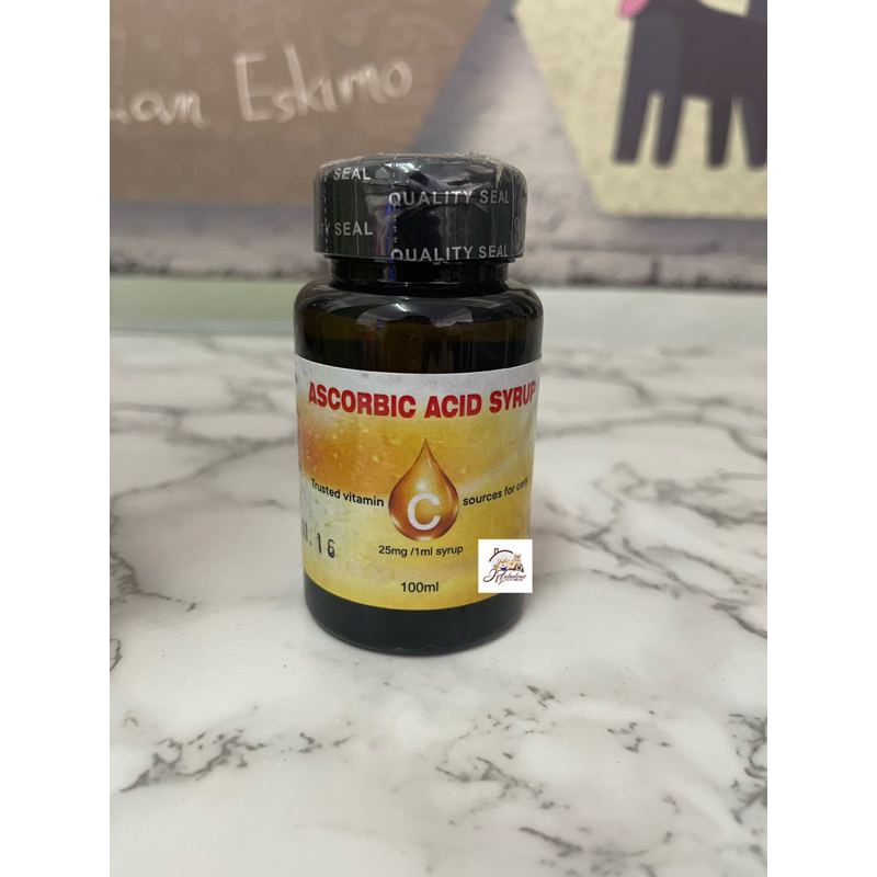 Ascorbic Acid syrup / Vitamin C syrup for guinea pig 天竺鼠专属维生素C | Shopee ...