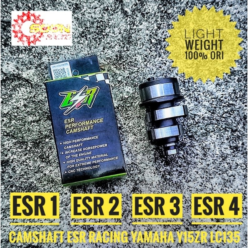 ESR LC Y15 CAM CAMSHAFT RACING ORI 100% RED LEO YAMAHA Y15ZR LC135 FZ150 | Shopee Malaysia