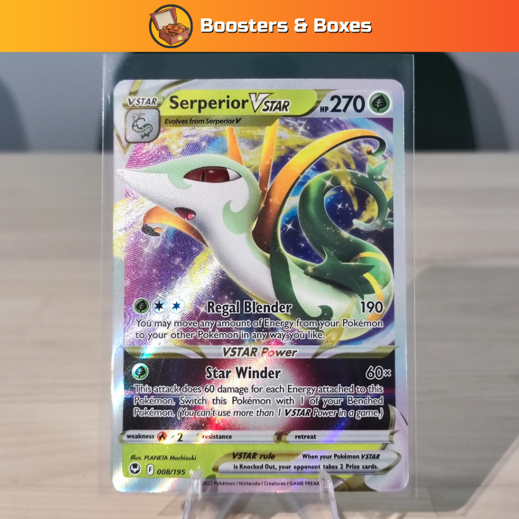 Serperior VSTAR (008/195) [Sword & Shield: Silver Tempest] | Shopee ...