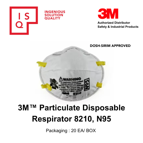 3M 8210 N95 Particulate Respirator (20EA/BOX) | Shopee Malaysia