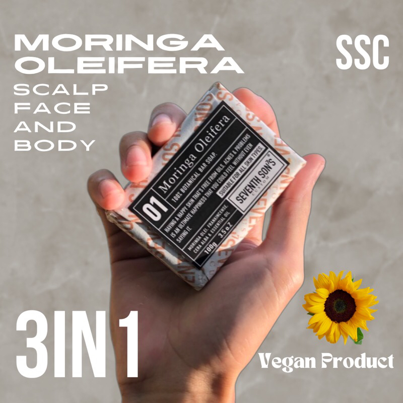 MORINGA SOAP BY 𝐒𝐞𝐯𝐞𝐧𝐭𝐡 𝐒𝐨𝐧’𝐬 𝐂𝐮𝐬𝐭𝐨𝐦 . 3 IN 1 soap for healing skin ...