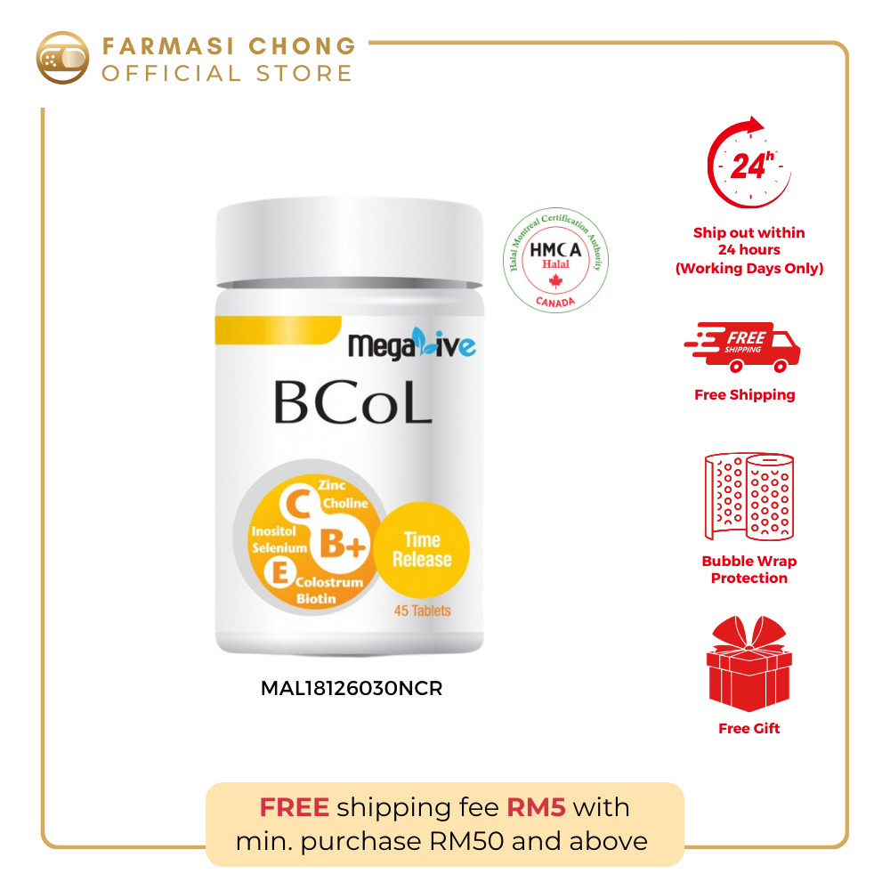 MegaLive Bcol for Immunity, Stress & Improve General Well-Being ...