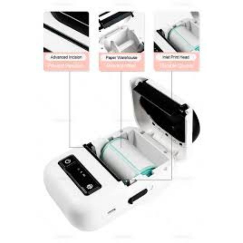 portable label printer Bluetooth thermal printer kitchen label price ...