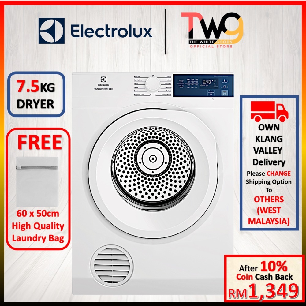 {WITH GIFT] Electrolux UltimateCare™ 300 Venting Dryer | EDV754H3WB ...