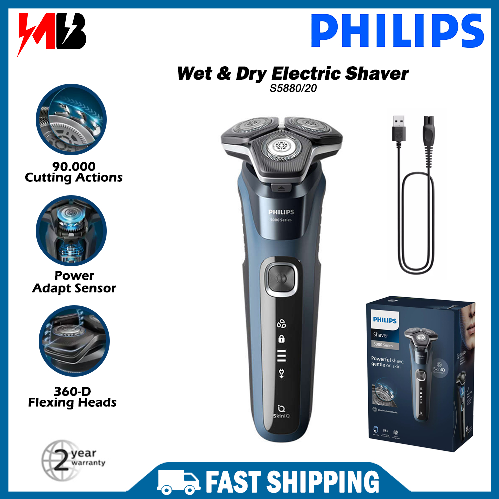 [NEW] Philips Series 5000 Wet & Dry Electric Shaver S5880/20 ...