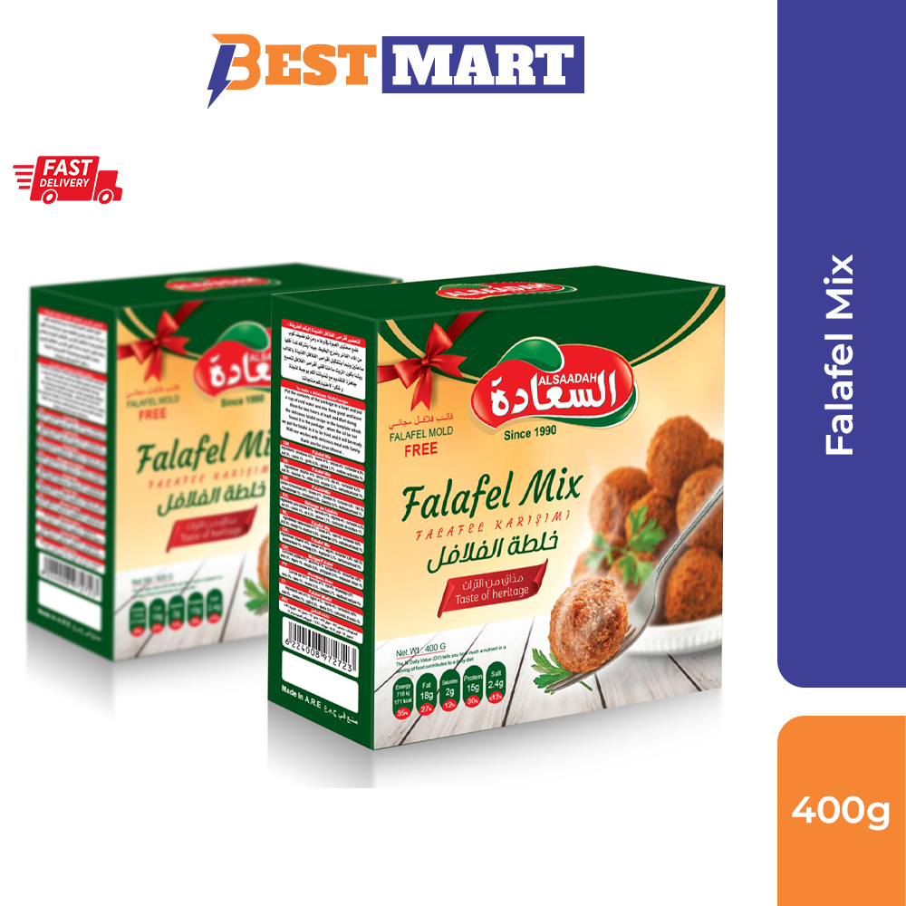 Al Saadah Falafel Mix (400g) with Free Falafel Mold | Shopee Malaysia