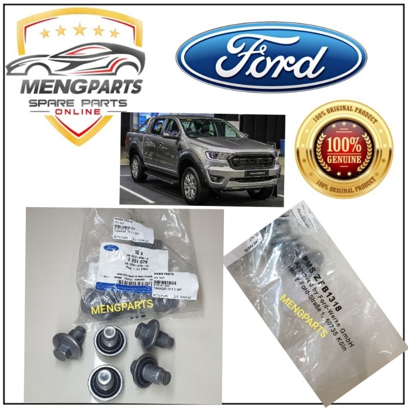ORIGINAL FORD RANGER T6 ,& T7 ENGINE OIL PAN NUT , OIL SUMP NUT ,ENGINE ...