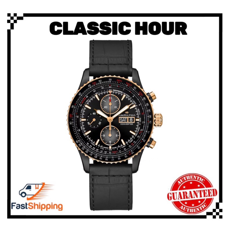 HAMILTON KHAKI AVIATION CONVERTER AUTOMATIC CHRONOGRAPH (44mm ...