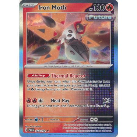 Iron Moth / 028/182 / Reverse Holo & Holo Rare / Scarlet & Violet ...