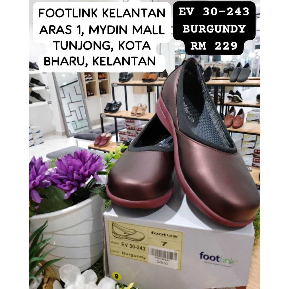 FOOTLINK Women Shoes / EV 30-243 SHOE LADY / Kasut Wanita / health ( EV ...