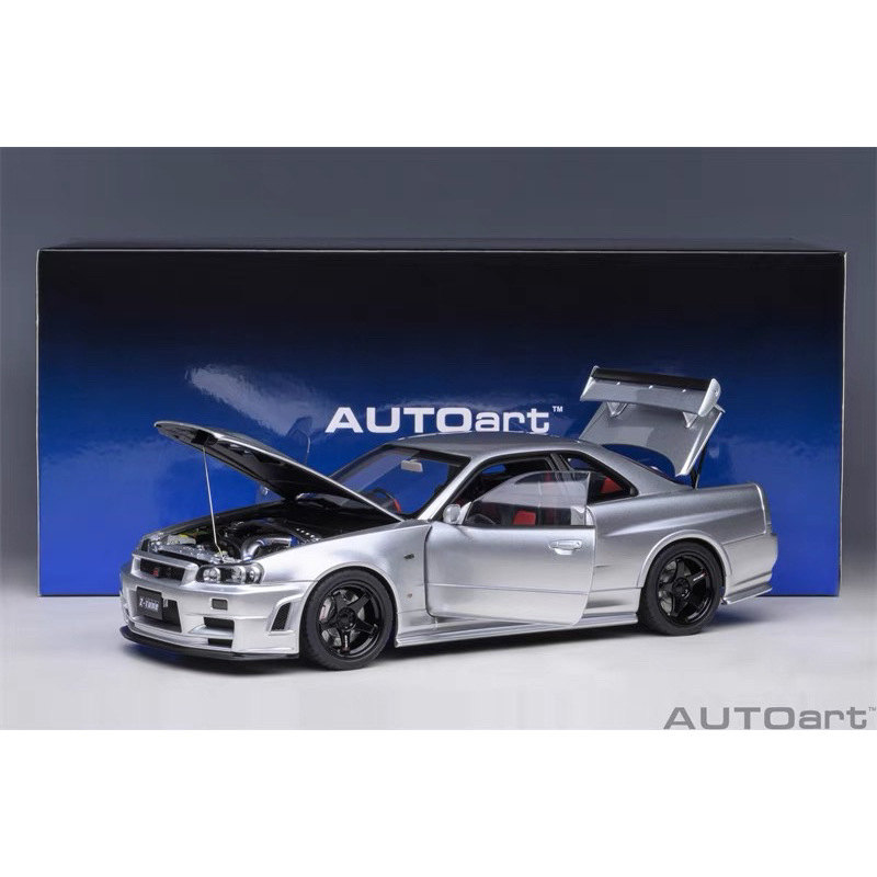 AUTOart 1:18 Nissan Skyline GTR R34 Nismo Z-Tune Silver | Shopee Malaysia