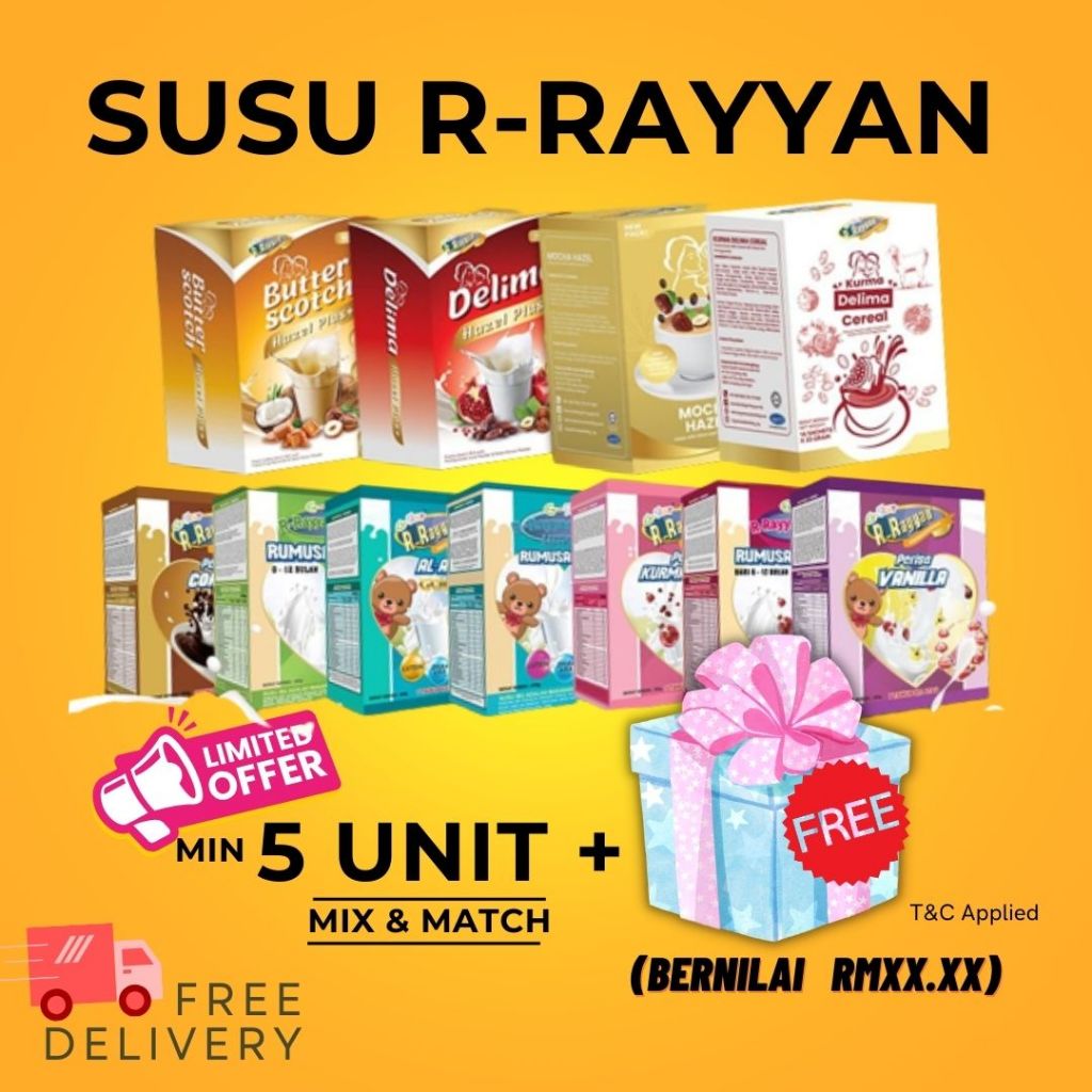 FREE 1 Unit. Susu R Rayyan Goat Milk Susu Kambing | Shopee Malaysia