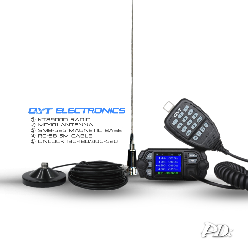 QYT Mobile Radio Mag-Mount Complete Set KT-8900D/MC101 | Shopee Malaysia