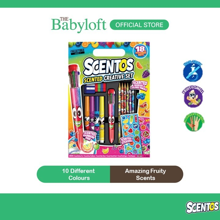 Scentos Scented Creative Set 4+ Ages (18 Pcs) | Shopee Malaysia