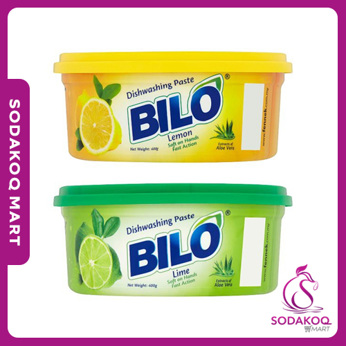 BILO Pes Pencuci Pinggan / Diswashing Paste ( Lemon/Lime) 400g | Shopee ...