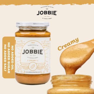 JOBBIE Peanut Butter Creamy Pure - No Added Sugar & Salt (380g ...