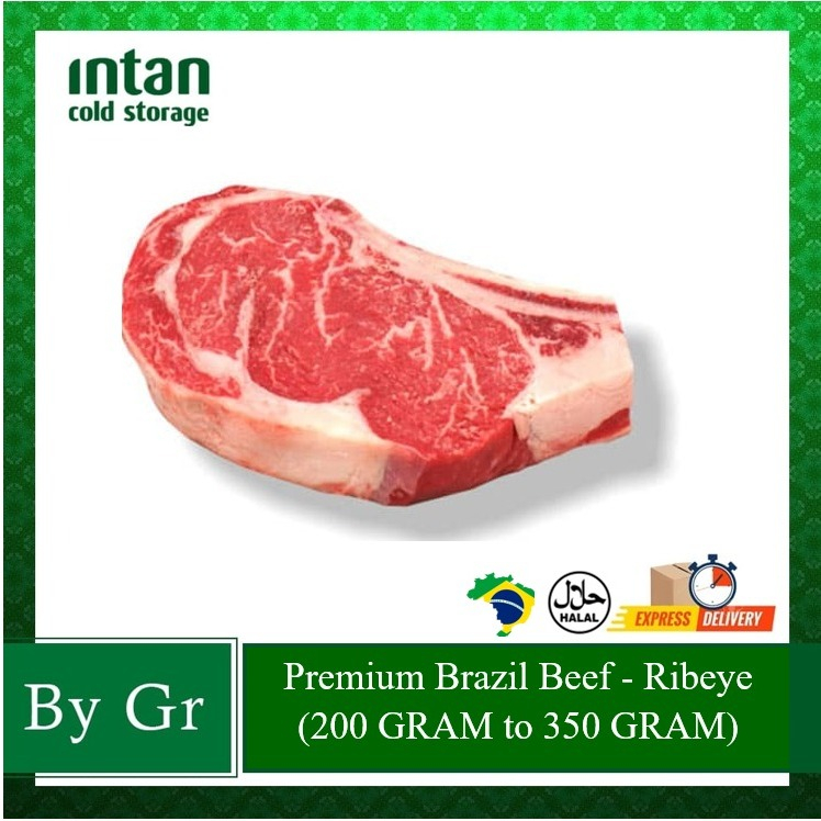 Premium Brazil Beef - Ribeye (150GRAM to 350 GRAM) | Shopee Malaysia