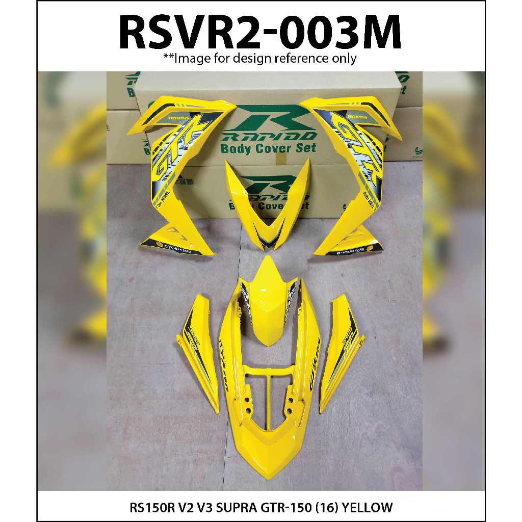 Honda RS150 RS150R V2 V3 Supra GTR-150 (16) Cover Set Sticker Tanam Rapido New | Shopee Malaysia