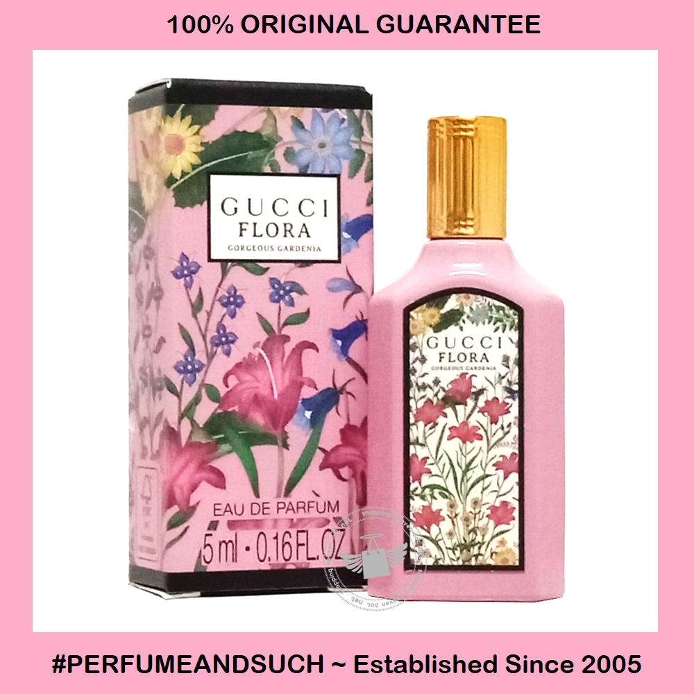 Original Perfume Miniature ~ Flora Gorgeous Gardenia 5ml EDP (Non-Spray ...