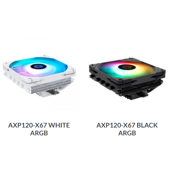 # THERMALRIGHT AXP120-X67 [ BLACK / WHITE ] ARGB - Low Profile CPU Air ...