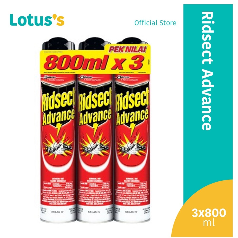 Ridsect Advance Aerosol 3x800ml | Shopee Malaysia