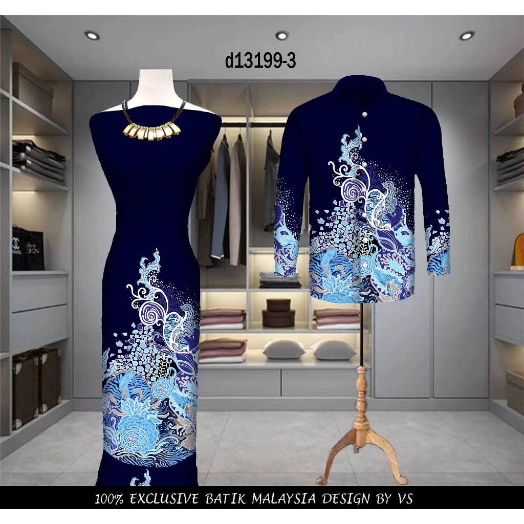 Kain Pasang Toyobo Corak Batik Exclusive 4 meter ( Kod Design 5 ) | Shopee Malaysia