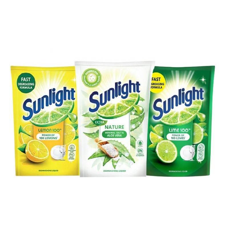 (2packs x 700ml) Sunlight Dishwashing Liquid Refill | Shopee Malaysia