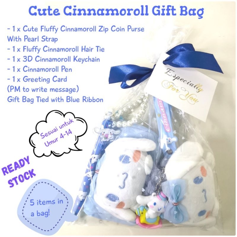 Kuromi Cinnamoroll Melody Mermaid Bear Cat Cute Surprise Gift Box ...