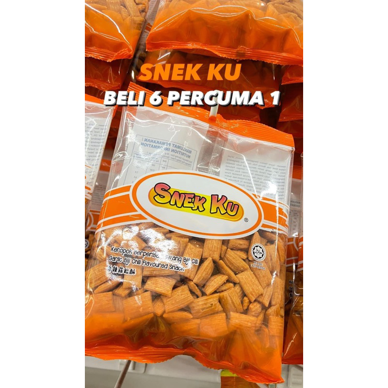 Snek ku Crab Flavoured Snack (150g) | Shopee Malaysia