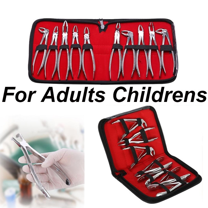 Surgical Dental Extraction Forceps Pliers Set Tooth Extracting Forceps ...