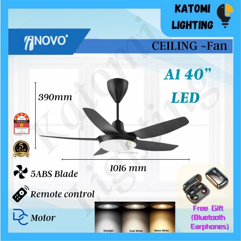Regair Inovo V15/A1 LED DC Motor Ceiling Fan 8 Speed with Remote ...