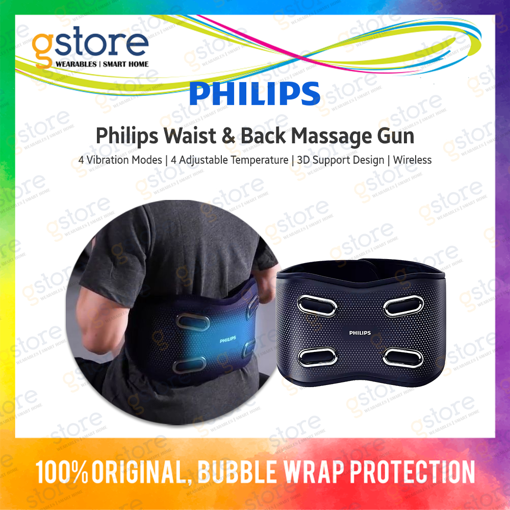 Philips Waist and Back Massage Gun (Soothing Heating, Warm & Ice ...