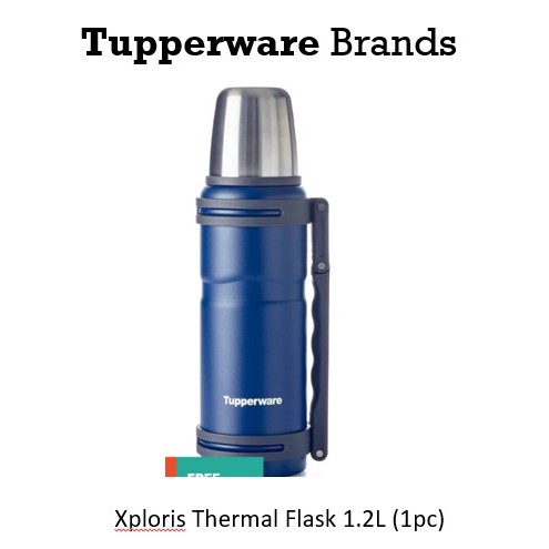 Tupperware Xploris Thermal Flask (1pc) 1.2L | Shopee Malaysia