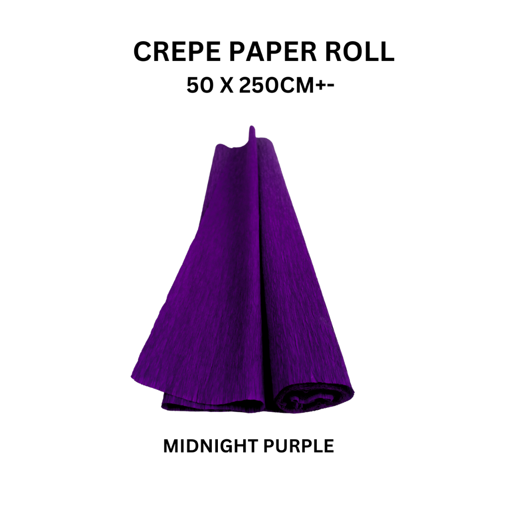 50CM x 250CM Crepe Paper / kertas krep / 皱纹纸 / DIY Decor / Party ...