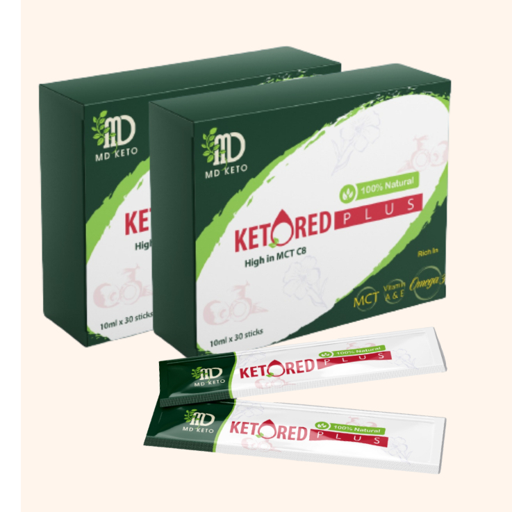 [MD Keto] HALAL 30x 10ml Ketored Plus sachet Red Palm Oil HALAL MCT ...